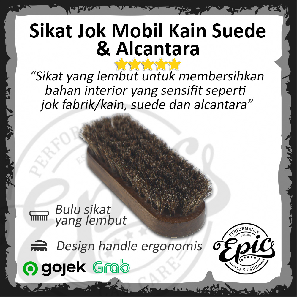 Jual Sikat Interior Mobil Jok Kain Suede Alcantara Lembut Epic Horse ...
