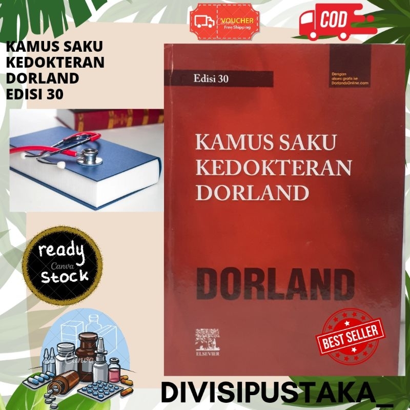 Jual Kamus Saku Kedokteran Dorland Edisi 30 | Shopee Indonesia