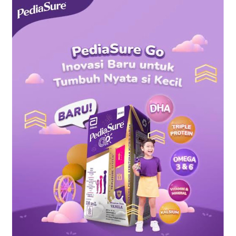 Jual Pediasure Go UHT 110 ml ( susu nutrisi lengkap anak siap minum ...