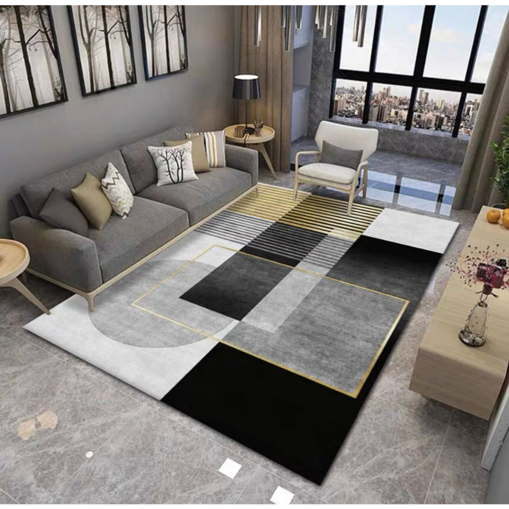 Jual KARPET LANTAI PERSEGI JUMBO 140x200cm PERMADANI MODERN TIKAR ...