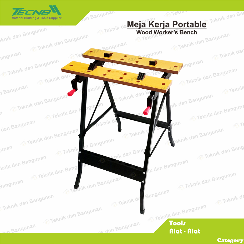 Jual Folding Work Bench / Workbench Meja Kerja Kayu Portable | Shopee ...