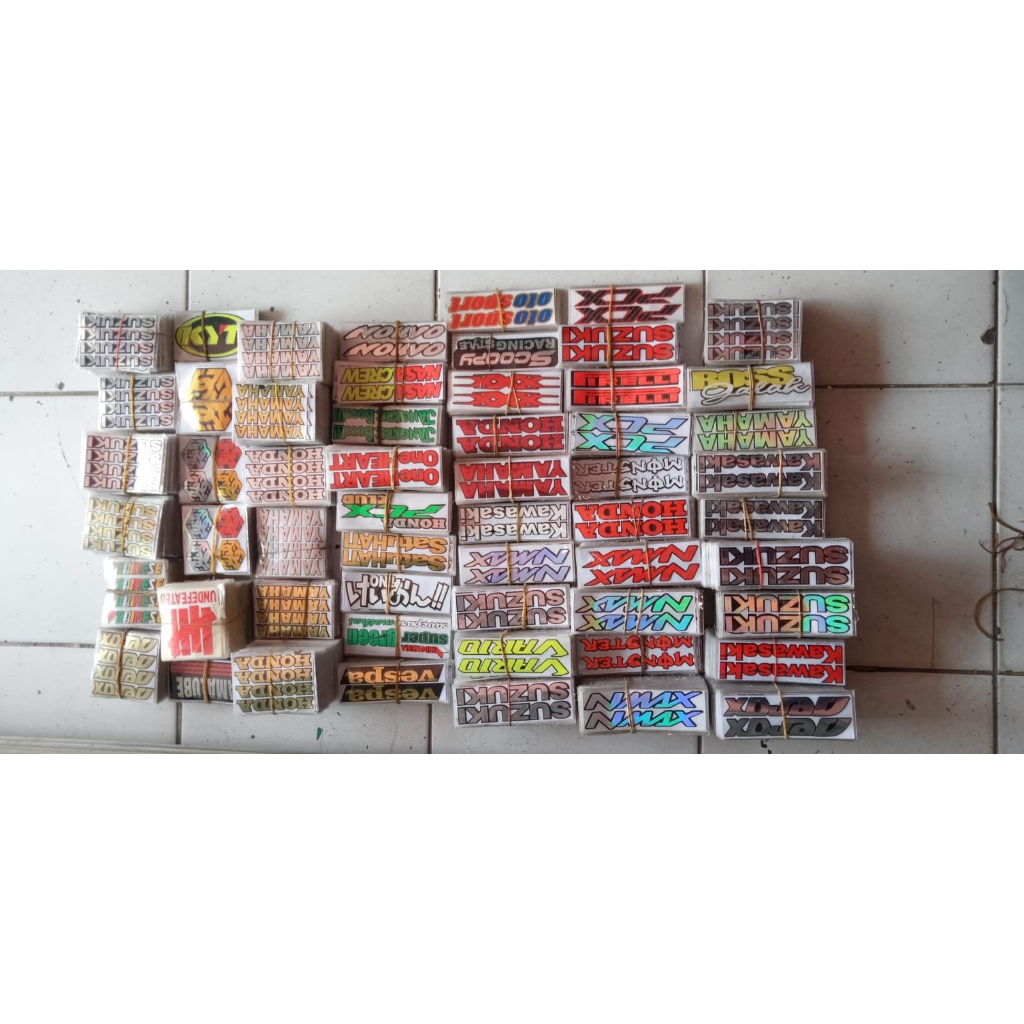 Jual Stiker Satuan dan Tumpukan melayani grosiran dan eceran CoD (s&k ...