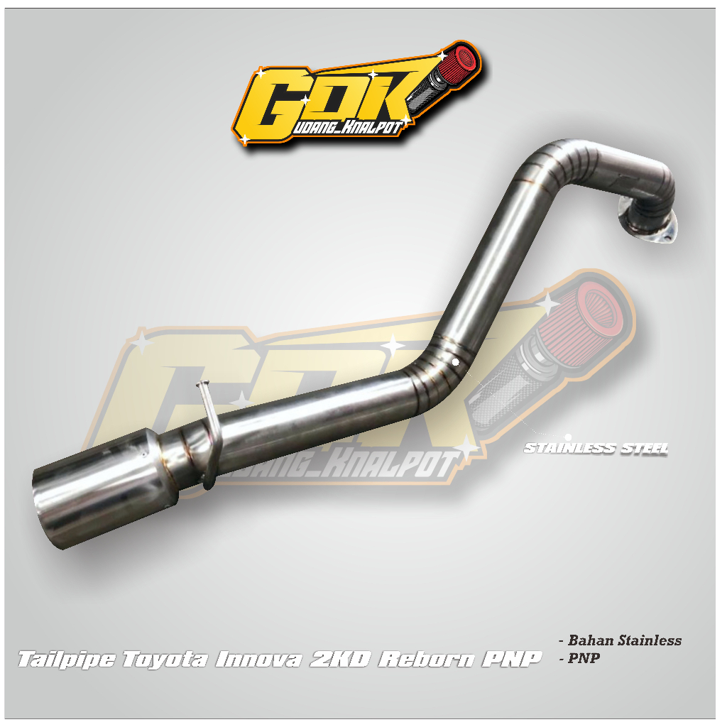 Jual Tailpipe Toyota Innova 2KD Reborn PNP | Shopee Indonesia