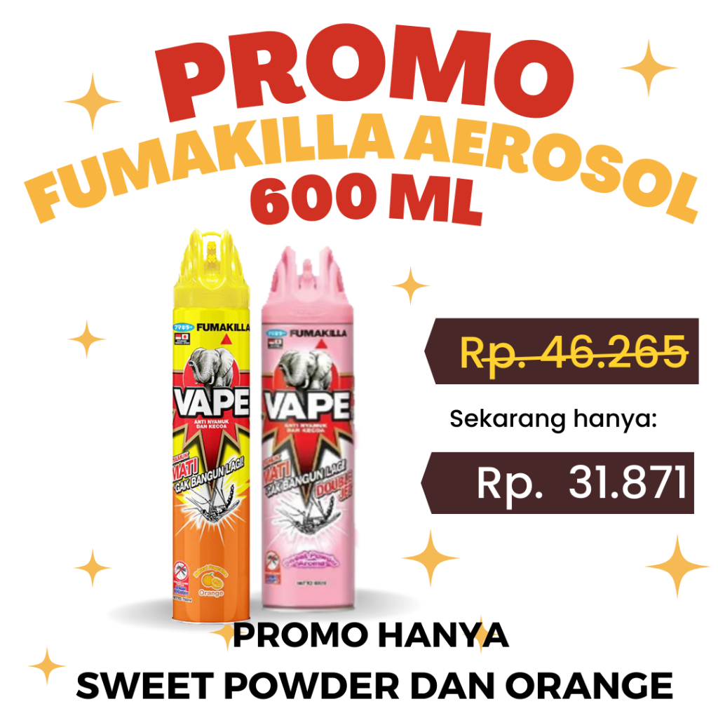 Jual Vape Aerosol 240 - 600 ml | Shopee Indonesia