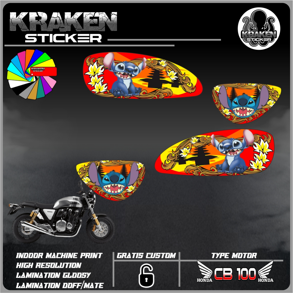 Jual Stiker Striping Variasi CB 100 STICKER LIST HONDA CB 100 CODE 01 ...