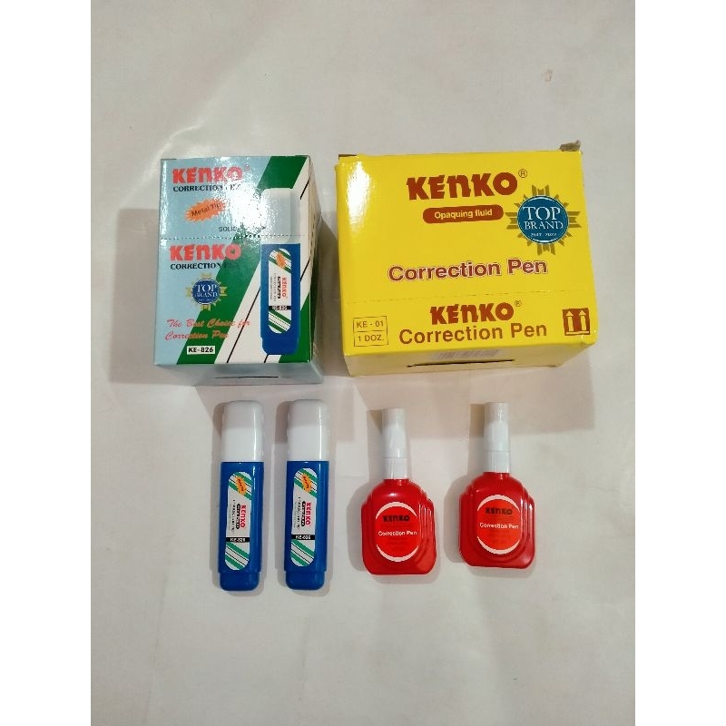 Jual KENKO Correction Pen KE-823 / kenko KE-01 Tipe-X / ecer | Shopee ...