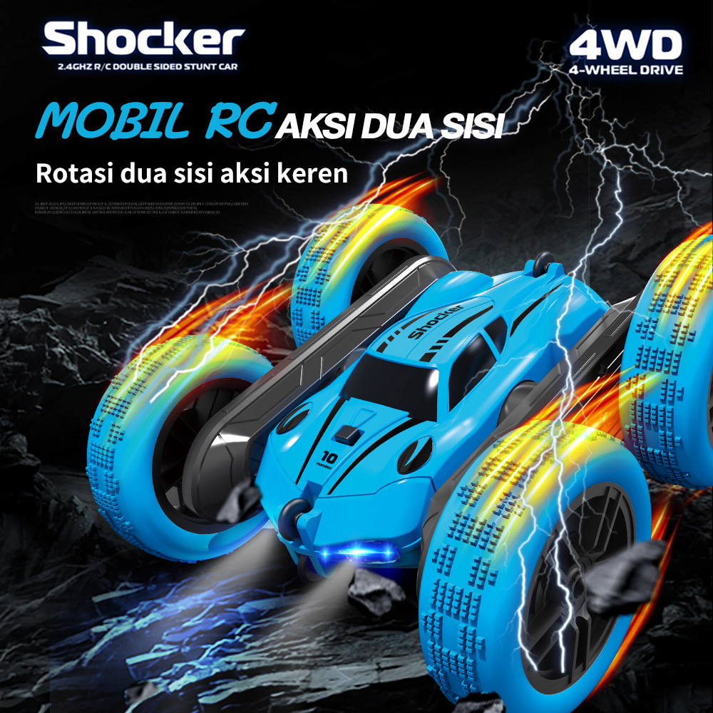 Jual Mainan Mobil Remote RC Stunt Car 2.4G Double Sided RC Remote Control | Shopee Indonesia