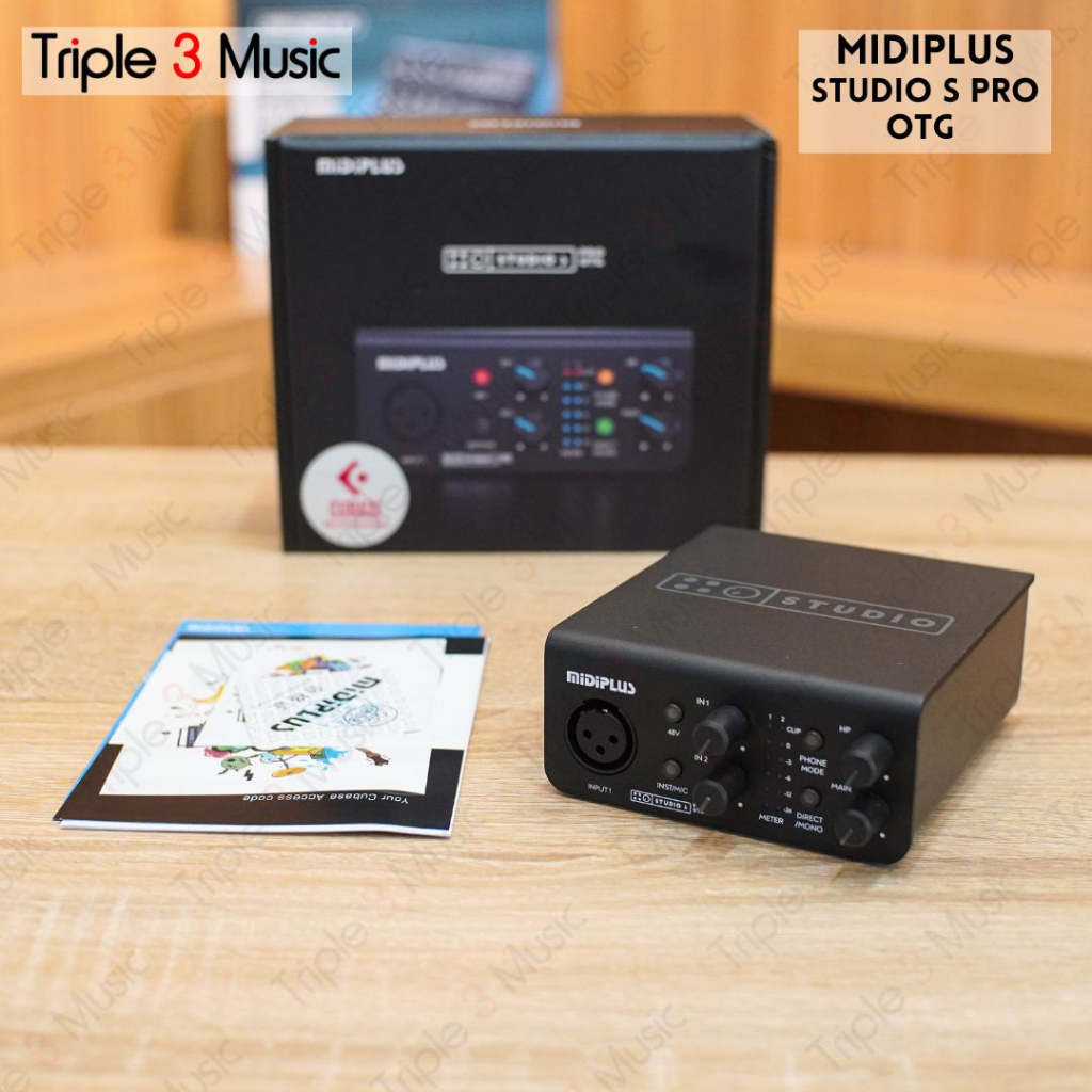 Jual MIDIPLUS STUDIO S PRO OTG Soundcard audio interface recording | Shopee Indonesia