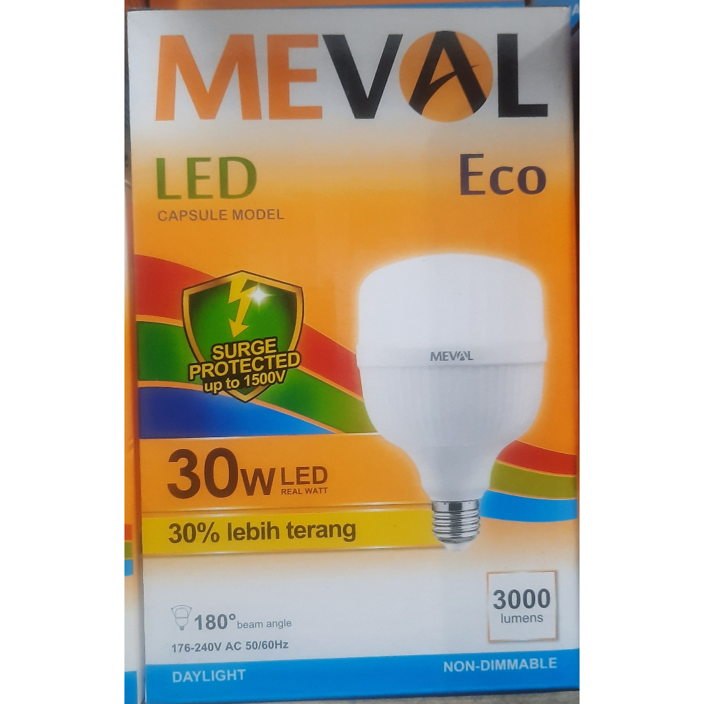 Jual LAMPU LED MEVAL KAPSUL 30W | Shopee Indonesia