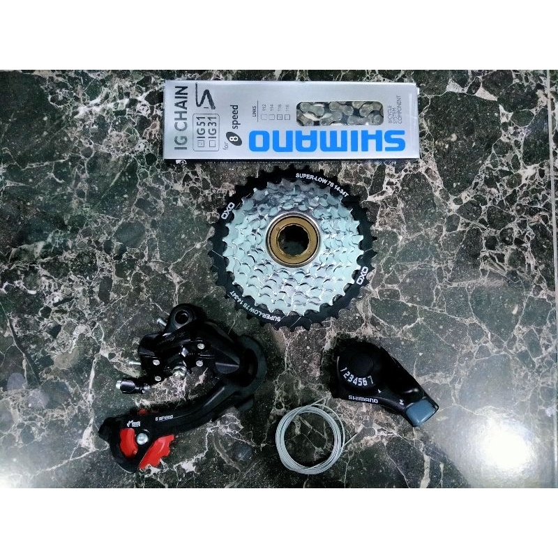Jual Groupset grupset Shimano Altus Acera M370 M390 TY300 TX35 7 8 9 ...
