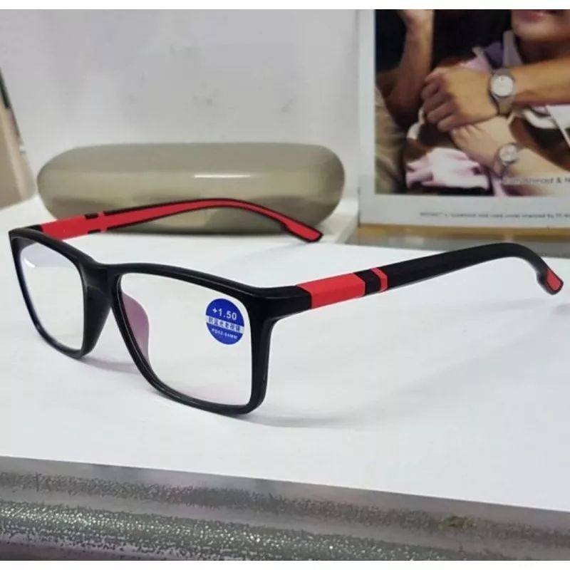 Jual Kacamata Baca Lensa Plus Dengan Frame Model sport | Shopee Indonesia