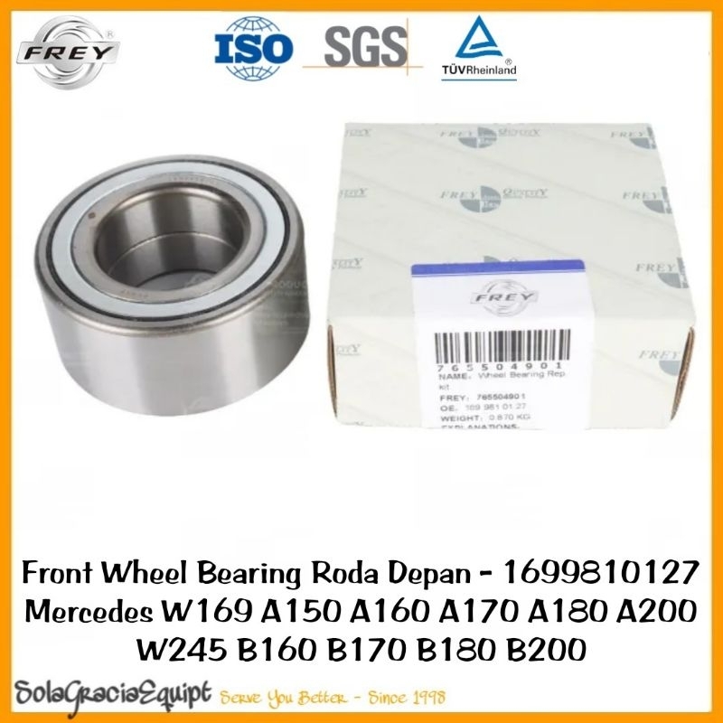 Jual Front Bearing Laher Roda Depan Mercedes W169 A150 W245 B180 ...