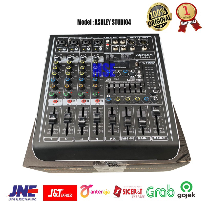 Jual POWER MIXER ASHLEY 4 CHANNEL STUDIO-4 STUDIO4 STUDIO 4 ORIGINAL GARANSI RESMI | Shopee ...