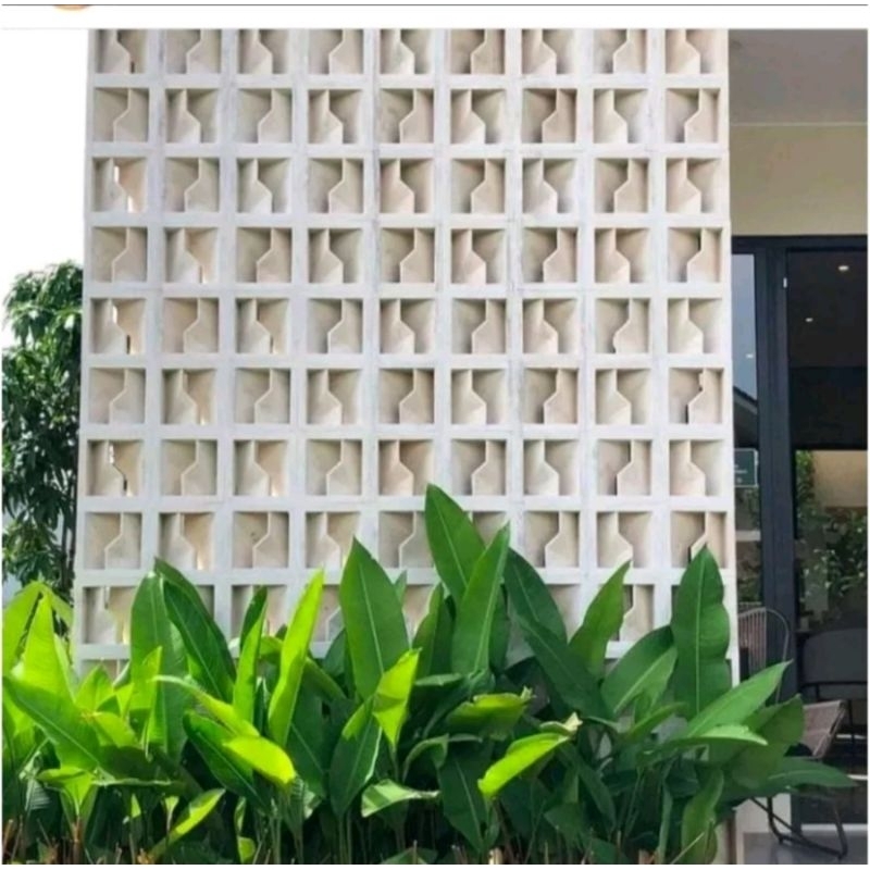 Jual roster minimalis/loster beton motif petir putih | Shopee Indonesia