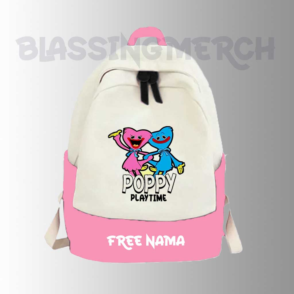 Jual TAS RANSEL BACKPACK SEKOLAH ANAK POPPY PLAYTIME FREE NAMA | Shopee ...