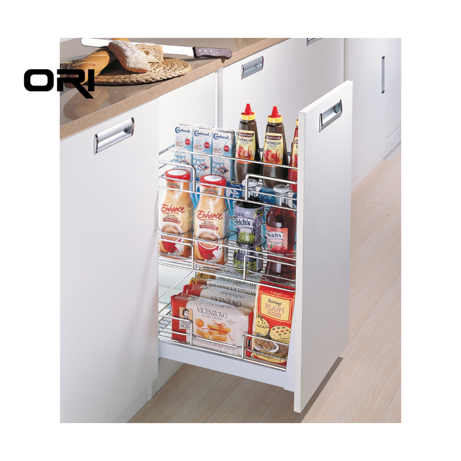 Jual Rak Piring Tarik, botol, bumbu, dan Gelas Chrome Steel / Rak ...