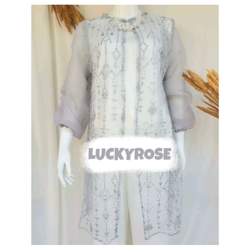 Jual PHARI Outer Organza Mewah Premium Ethnic Outer Etnik Outer Tille ...