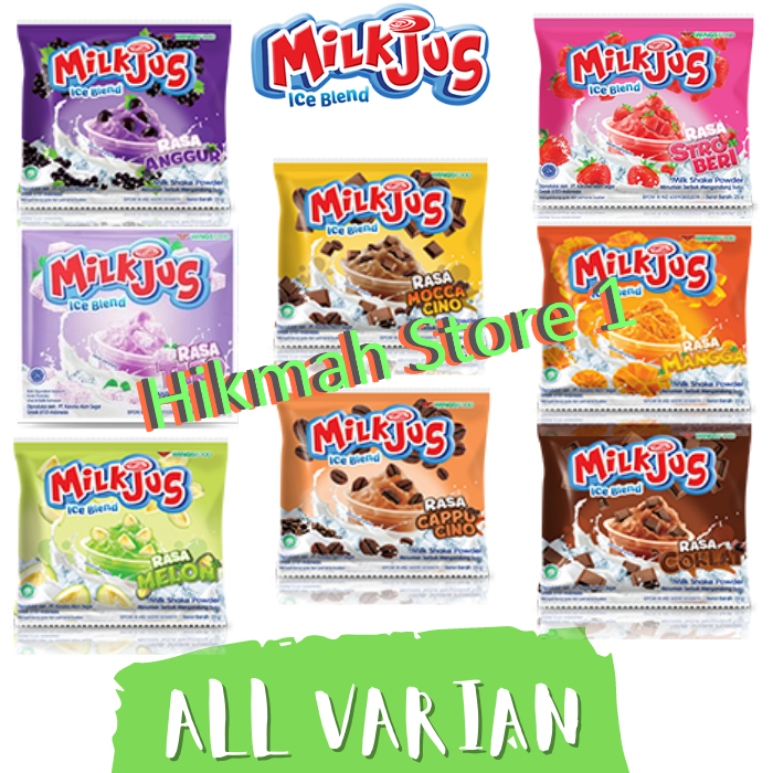 Jual Milk Jus Ice Bland / Milk Shake Powder Sachet 10 x 25gr | Shopee ...