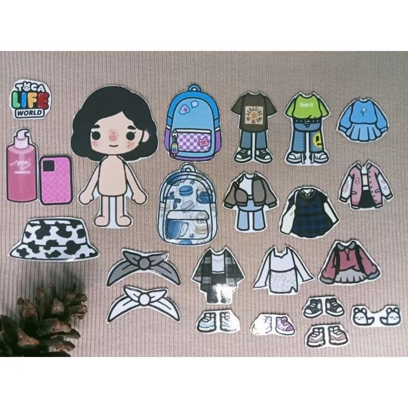 Jual Paper Duck Bebek Viral Mainan Kertas Edukatif Paper Doll Quite ...