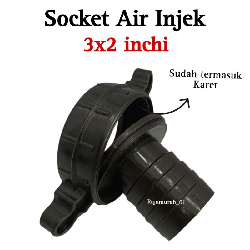 Jual Soket sok Drat Nepel Mesin pompa air alkon Irigasi 3x2 inchi INJEK ...