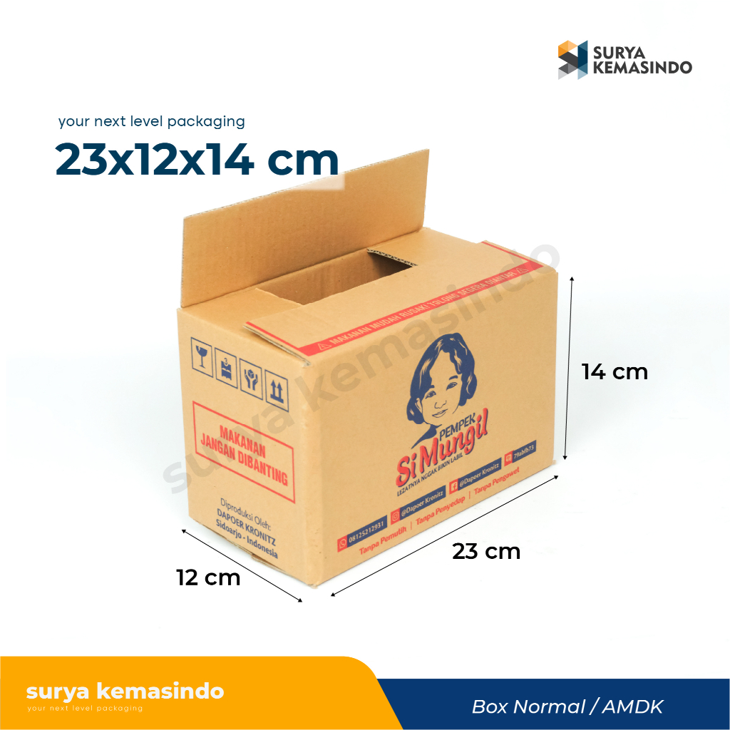 Jual Box Sisa Produksi 23x12x14 cm (SiMungil) Box/Packing/Kardus/Karton ...