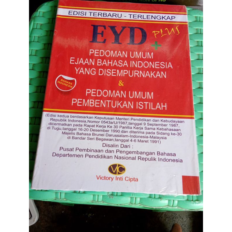 Jual EYD &Pedoman Umum Pembentukan Istilah ,Edisi Terbaru | Shopee Indonesia