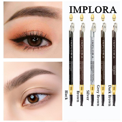 Jual Pensil Alis IMPLORA Original dan BPOM - Implora Eyebrow Pencil ...