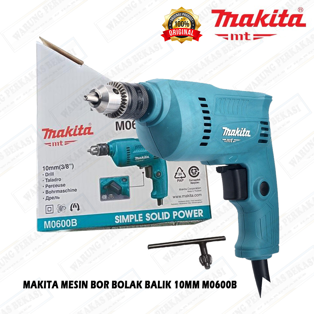Jual Makita M0600B Mesin Bor Listrik Tangan Gypsum 10MM Untuk Mata Bor ...