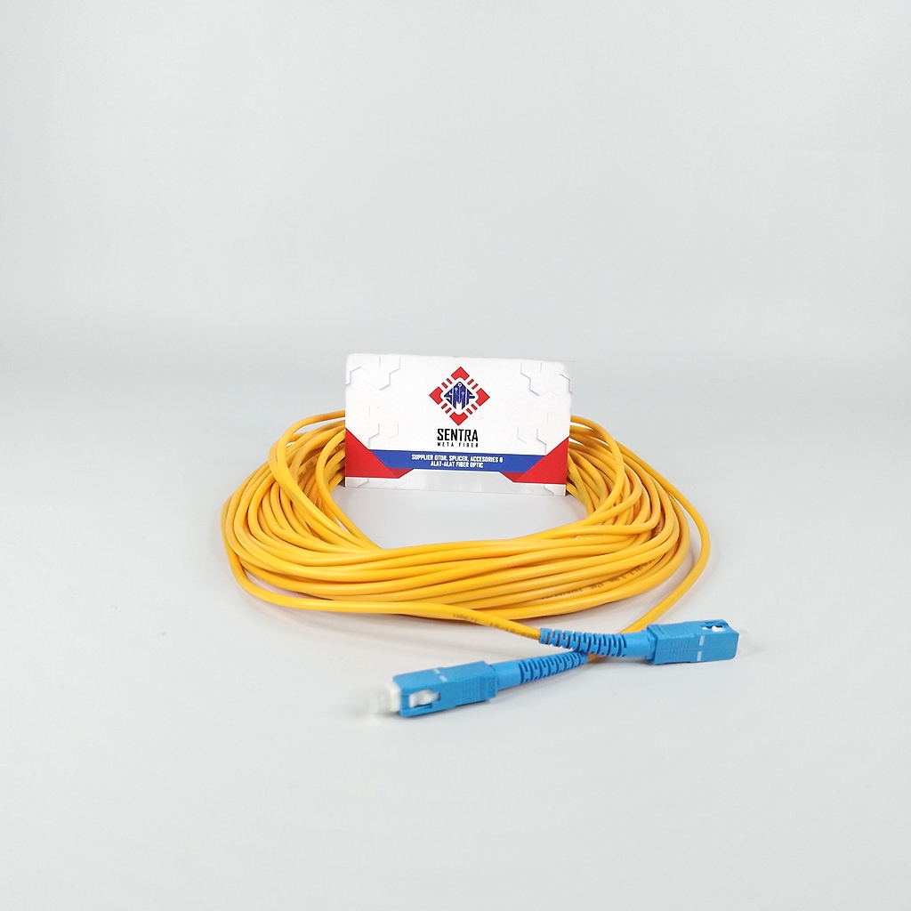 Jual Patchcord 15M SC UPC | Kabel Patchcord SC UPC 15 Meter Fiber Optik ...