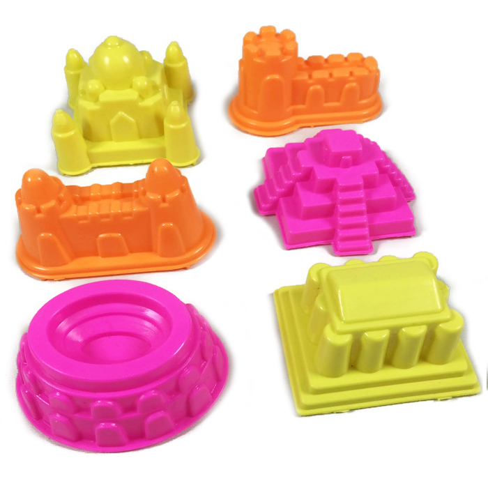 Jual Mainan Anak Cetakan Pasir Pantai Ajaib Dough Castle bangunan ...