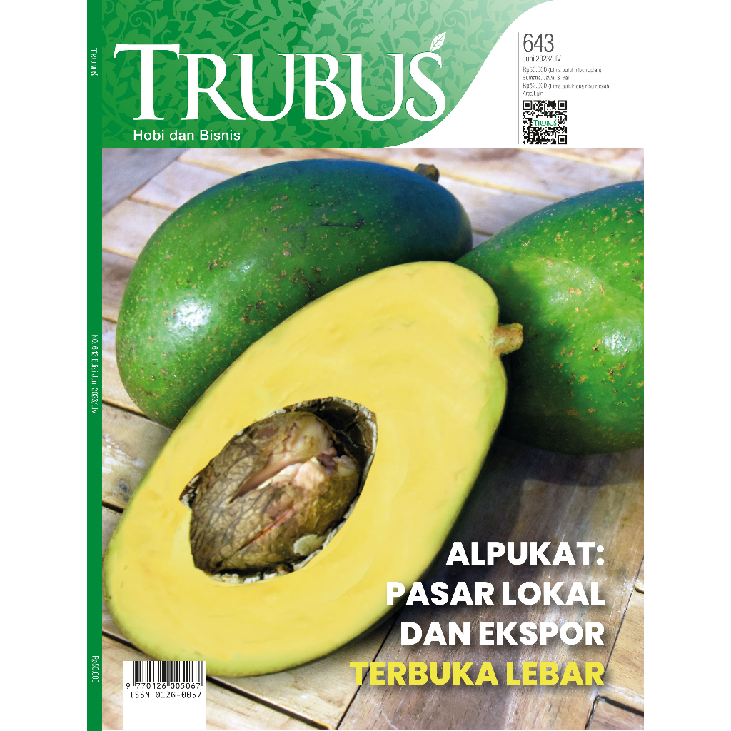 Jual MAJALAH TRUBUS EDISI 643 JUNI 2023 (ALPUKAT : PASAR LOKAL DAN ...