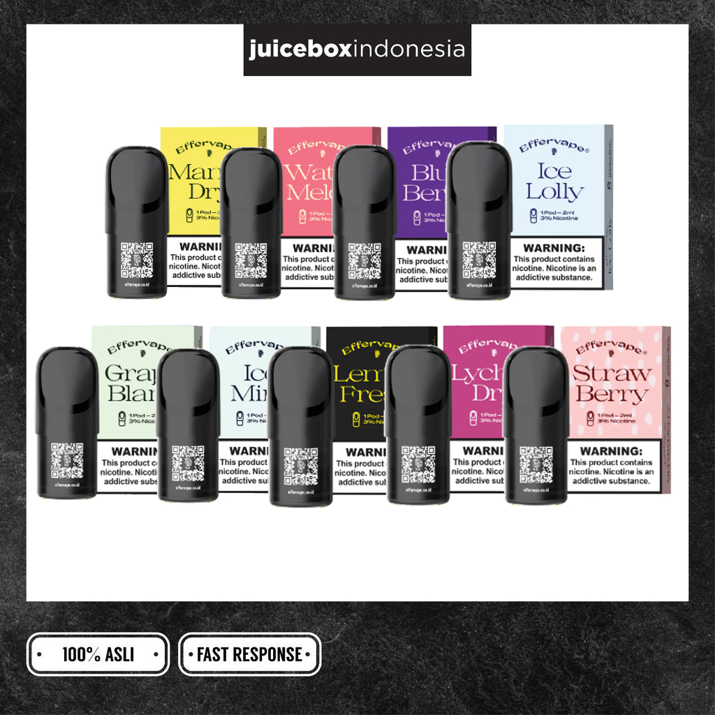 Jual RELX COMPATIBLE EFFERVAPE POD - ALL FLAVORS | Shopee Indonesia