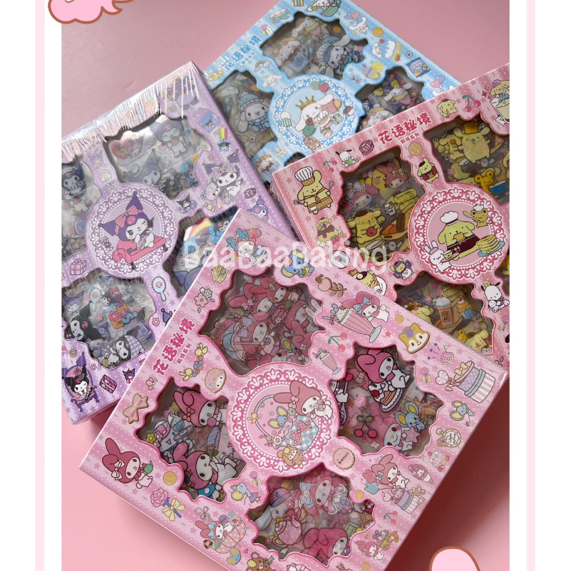 Jual Stiker Sanrio Isi 100 pc / stiker waterproof premium / stiker ...