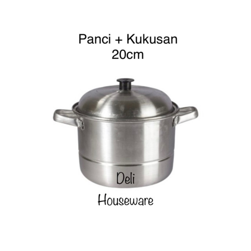 Jual Panci Kukusan / Dandang Aluminium / Panci Masak Kukus | Shopee ...