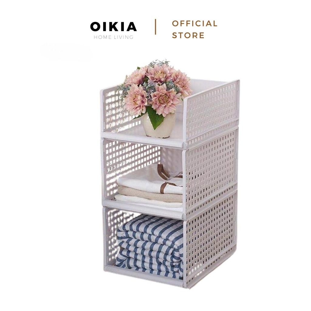 Jual OIKIA Rak Geser Baju Laci Storage Box Tempat Penyimpanan Barang ...