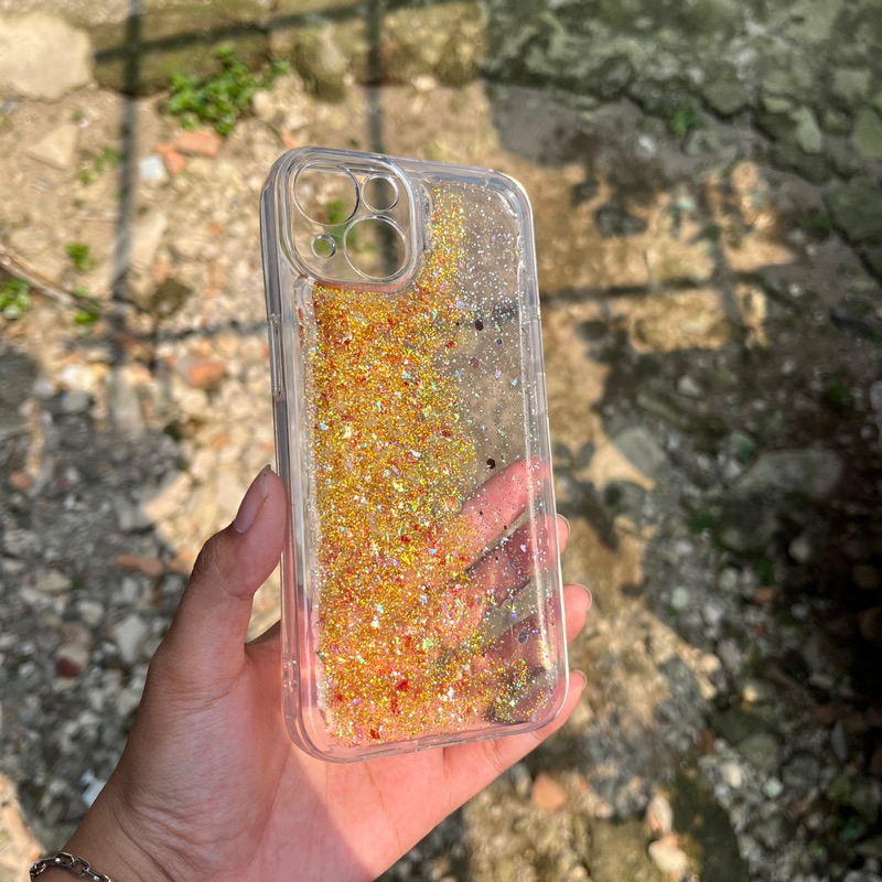 Jual Simple Glitter Gold Case SEMUA MEREK HP IPHONE, SAMSUNG, OPPO ...