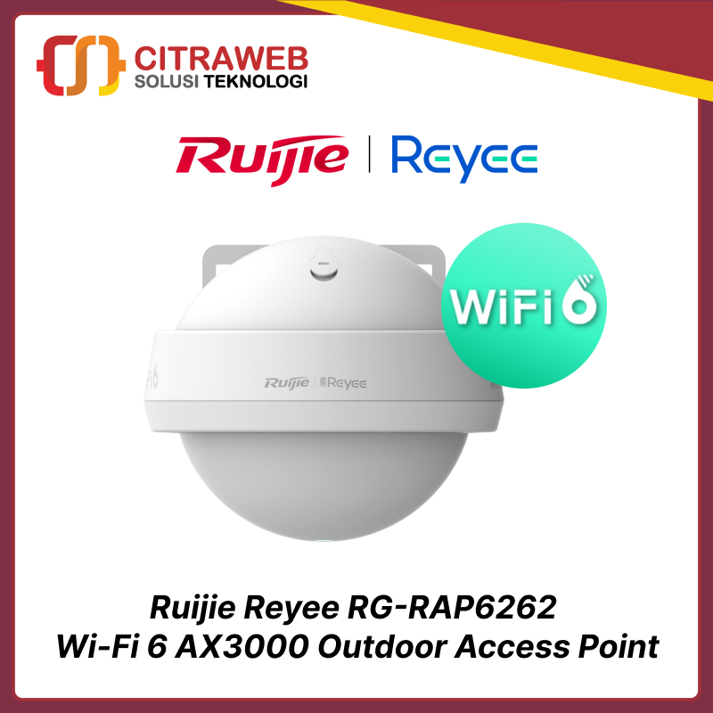 Jual Ruijie Reyee RG-RAP6262 Wi-Fi 6 AX3000 Outdoor Omni Access Point ...