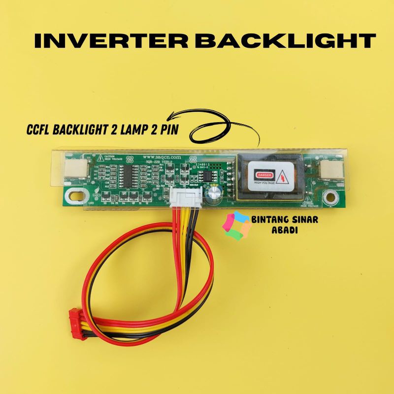 Jual INVERTER CCFL Backlight 2 Lampu 2 PiN | Shopee Indonesia