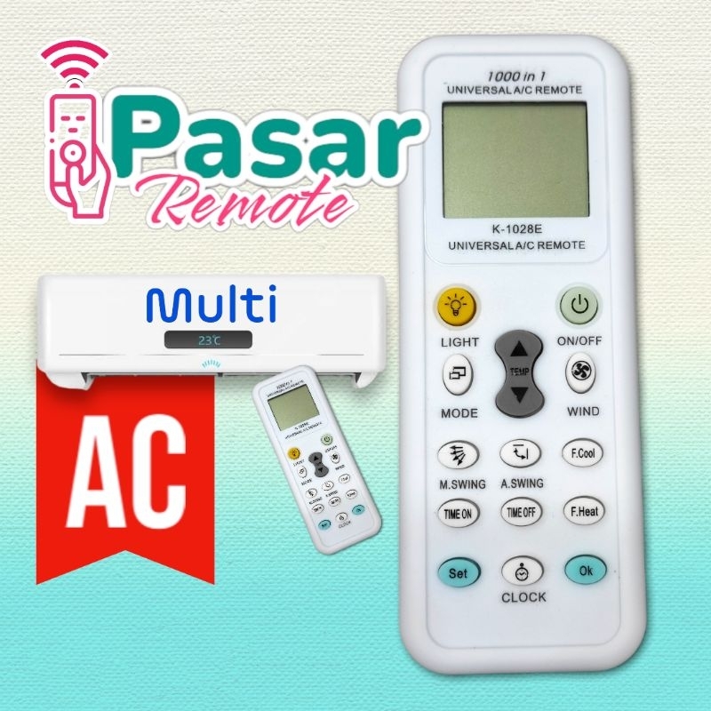Jual Remote / remot AC UNIVERSAL semua merk | Shopee Indonesia