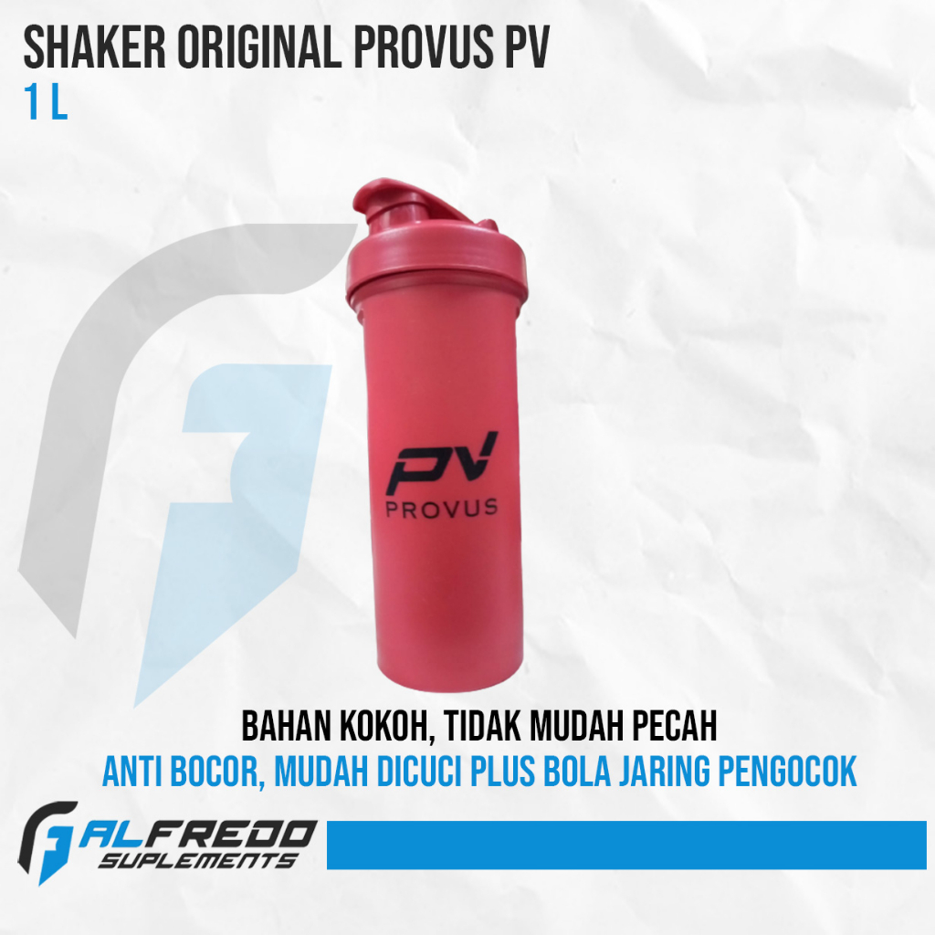 Jual Shaker Provus PV 1 Liter 1 L Botol Air Olahraga Fitness Gym BPA ...