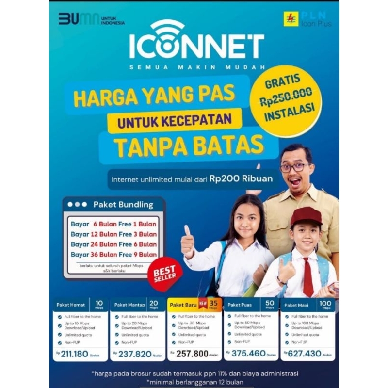 Jual Paket Internet Iconnet | Shopee Indonesia