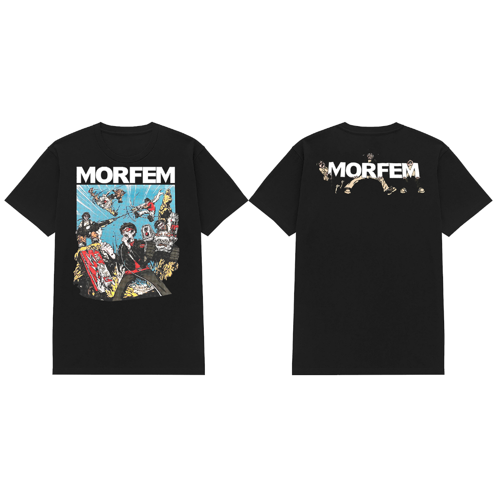 Jual Rocknroll T-shirt Band Morfem X We Cant Stop Little Rascal ...