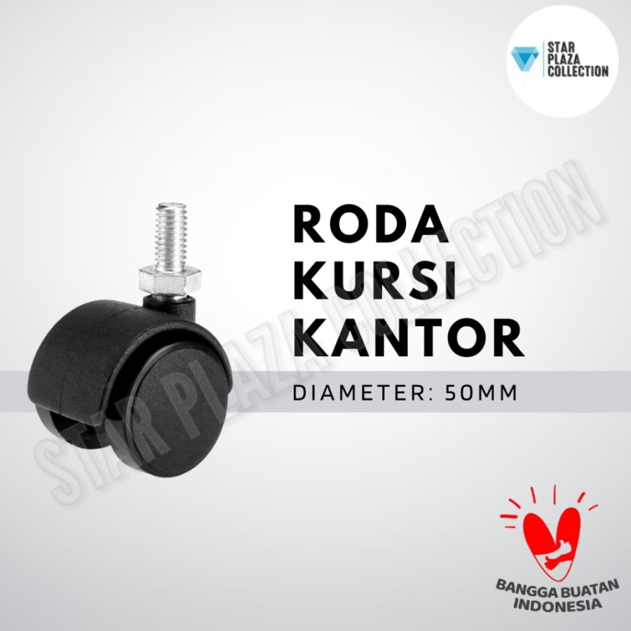 Jual Roda Kursi Kantor / Roda Kasur / Roda Rak Nylon - Roda Caster ...