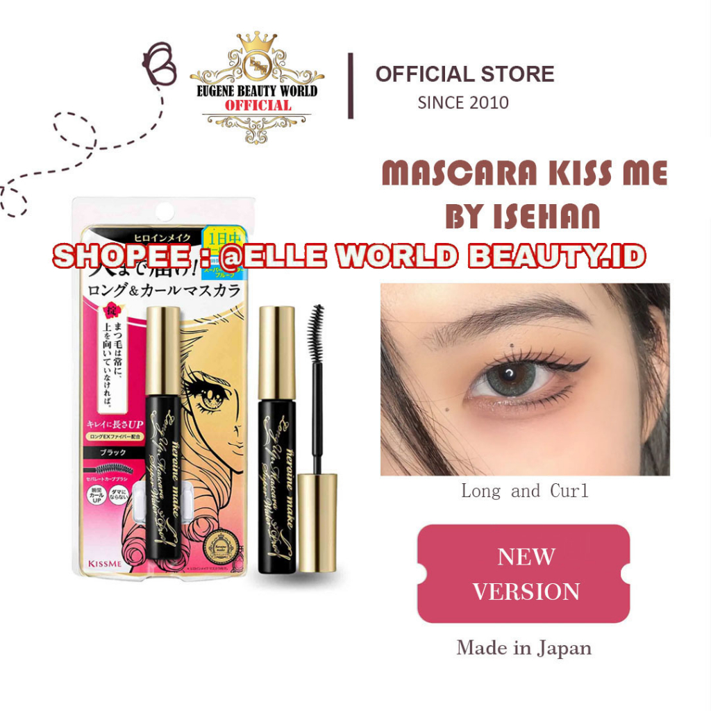 Jual JAPAN AUTHENTIC - KISS ME HEROINE BY ISEHAN MAKE LONG AND CURL ...
