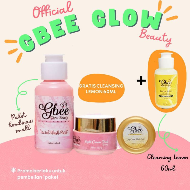 Jual Gbee Glow Beauty Paket Kinclong Small | Shopee Indonesia