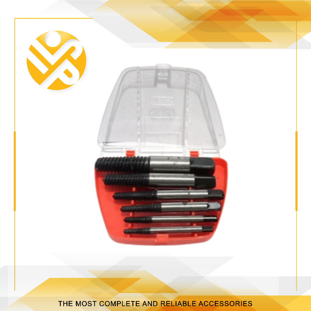 Jual Alat Pembuka Baut Patah Tab Tap Balik Set 6 Pcs / Screw Extractor ...