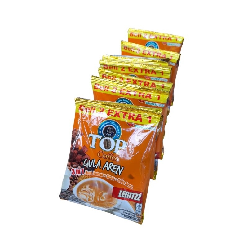 Jual Top Coffee Gula Aren Tubruk ( 1 Renceng Isi 15 Sachet ) | Shopee ...
