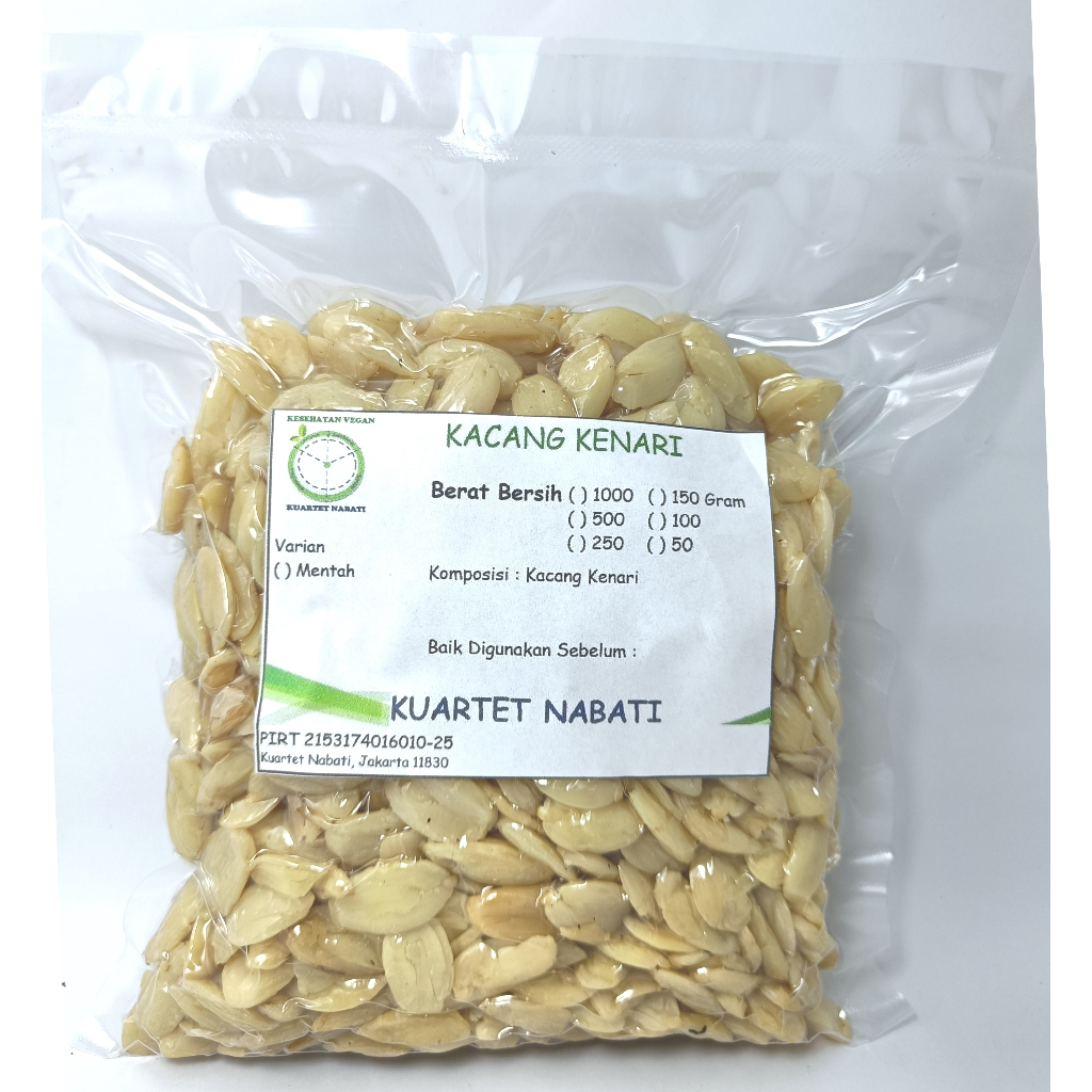 Jual 500gr Kacang Kenari Kupas Mentah/ Raw Pili Nuts | Shopee Indonesia