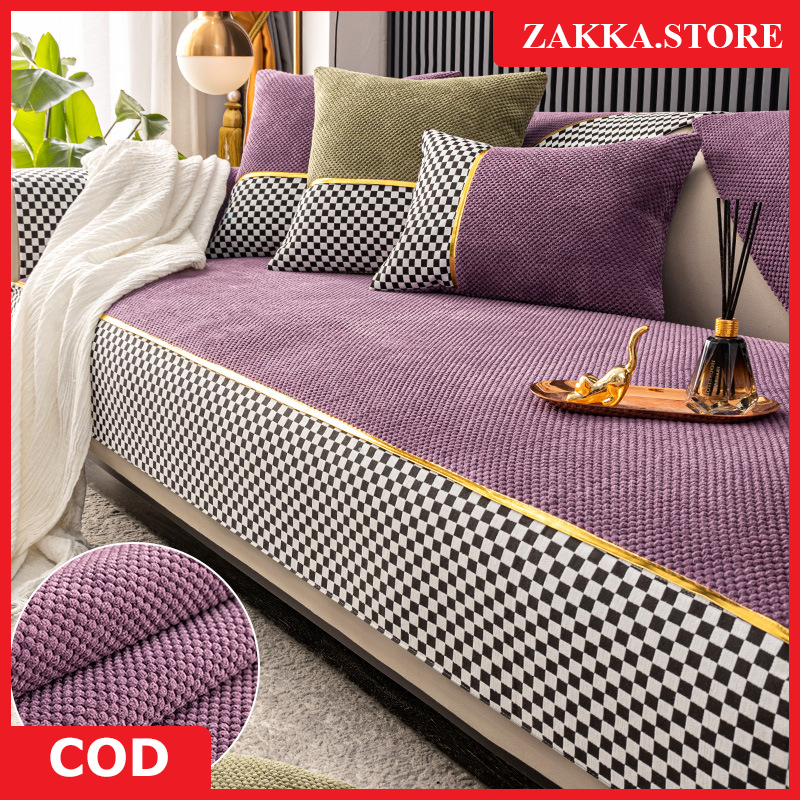 Jual ZAKKA STORE COD Sarung Tempat Duduk Sofa Tebal Cover Sofa Mewah ...