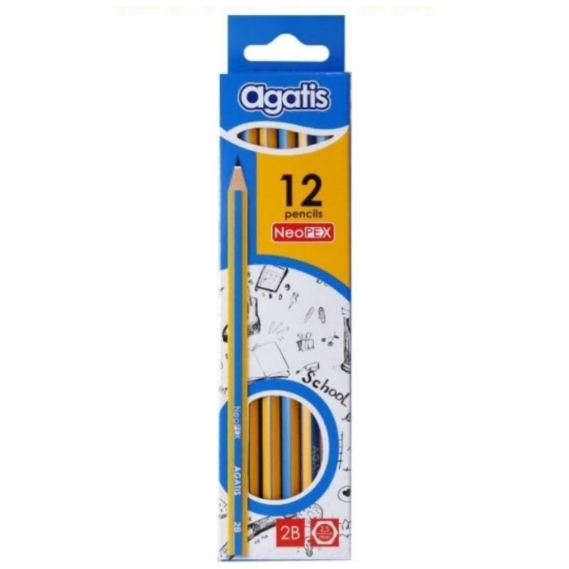 Jual Pensil Kayu Agatis Neopex 2B (isi 12 pcs) | Shopee Indonesia